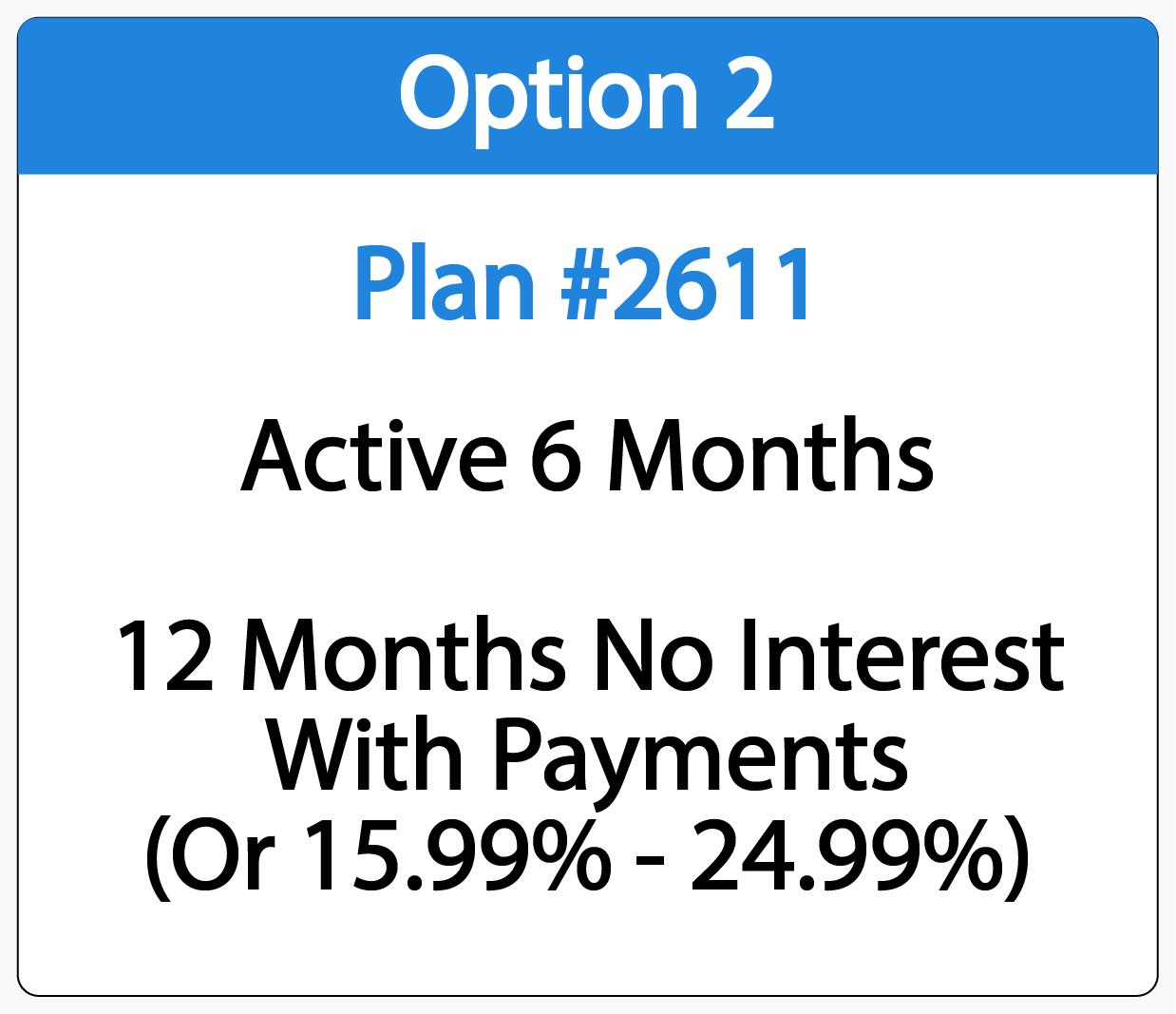 Affordable Financing Options | Atlantic Blue Water Services